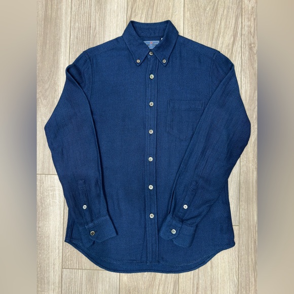 Blue Blue Japan | Shirts | Blue Blue Japan Indigo Woven Buttondown ...